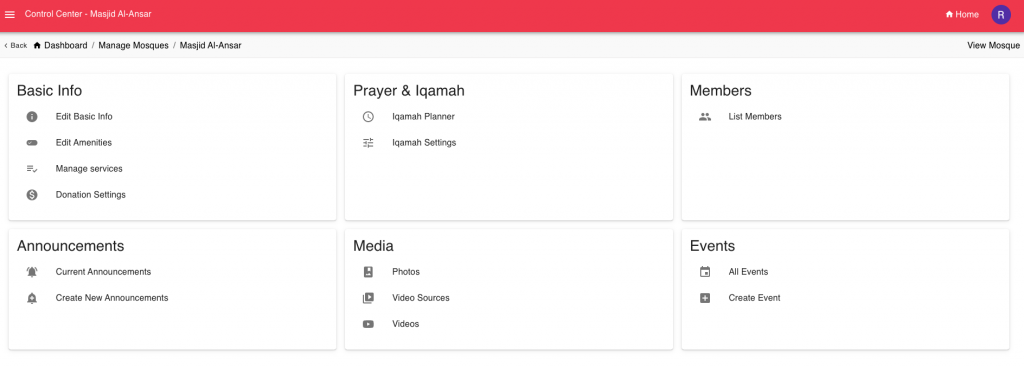 Mosque Management System - Prayers Connect